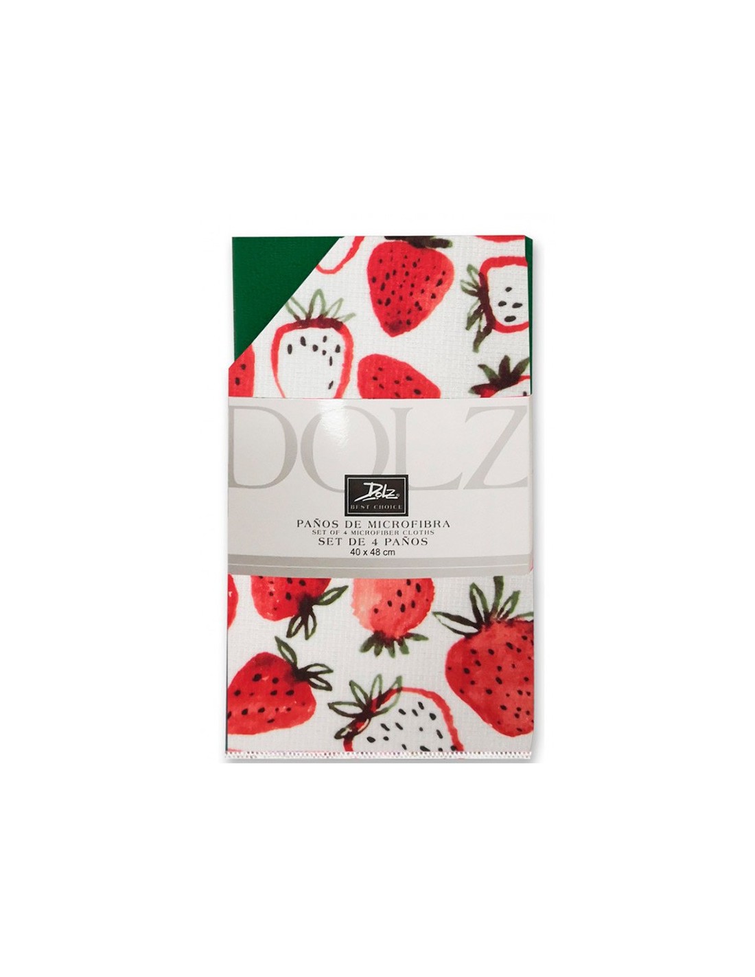 Pack de paños de microfibra Flores berenjena de Dolz