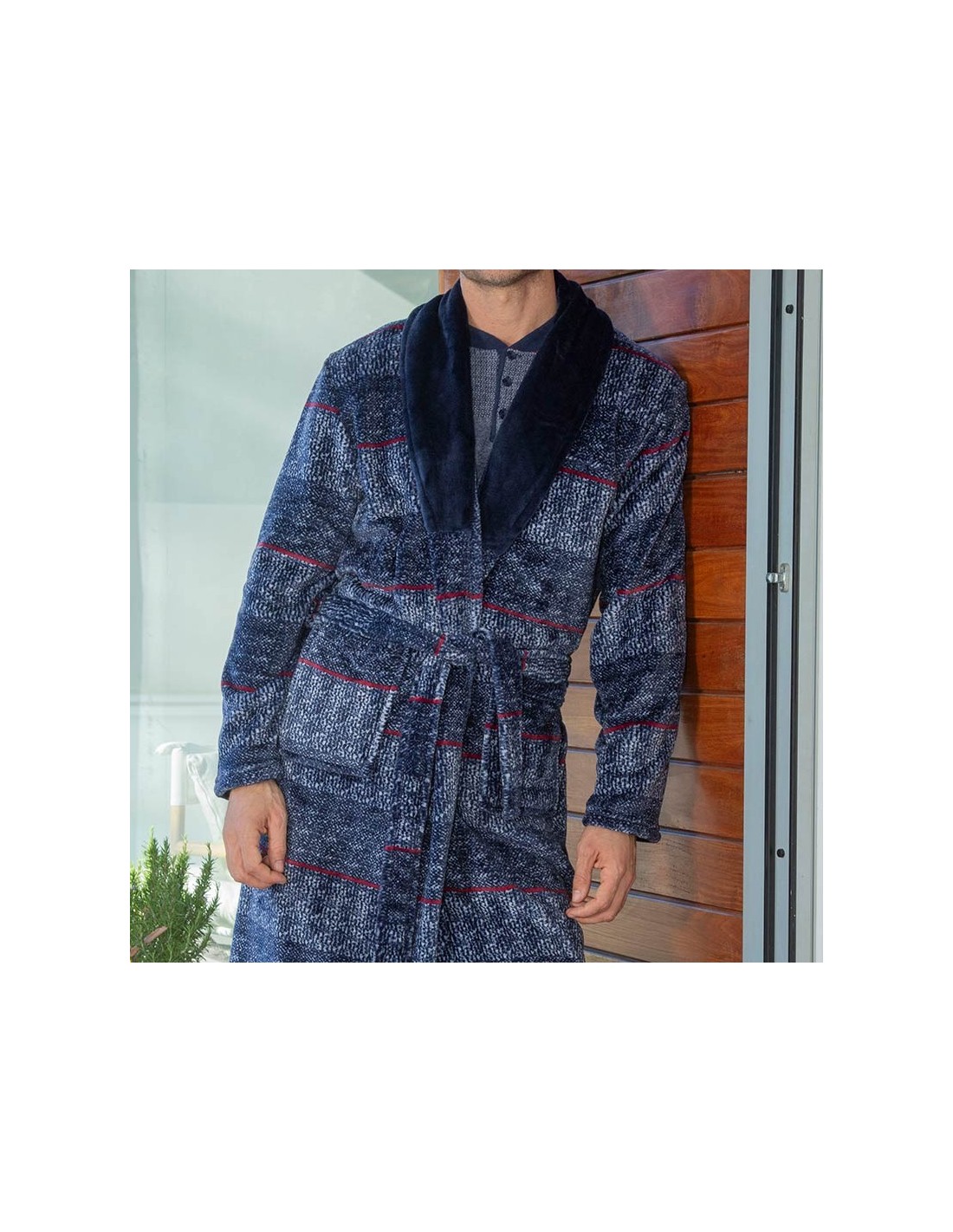 Elegante Bata de casa Oaxaca para hombre